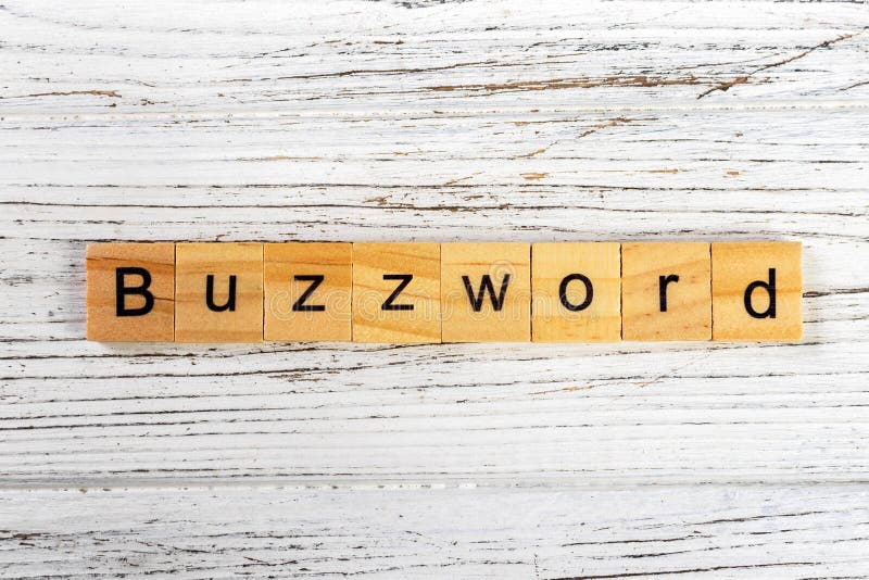 BUZZWORD Word Made with Wooden Blocks Concept Stock Photo - Image of ...