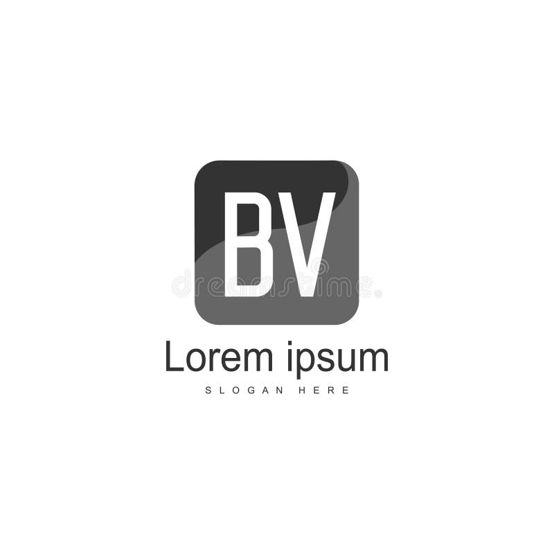 BV Letter Logo Design. Creative Modern BV Letters Icon Illustration ...