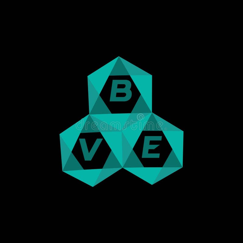 BVE Creative Minimalist Letter Logo. BVE Unique Vector Initials ...