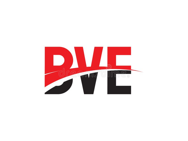 BVE Letter Initial Logo Design Vector Illustration Stock Vector ...