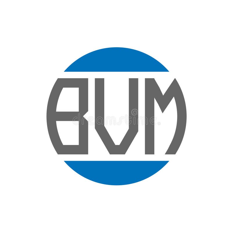 BVM Letter Logo Design on White Background. BVM Creative Initials ...
