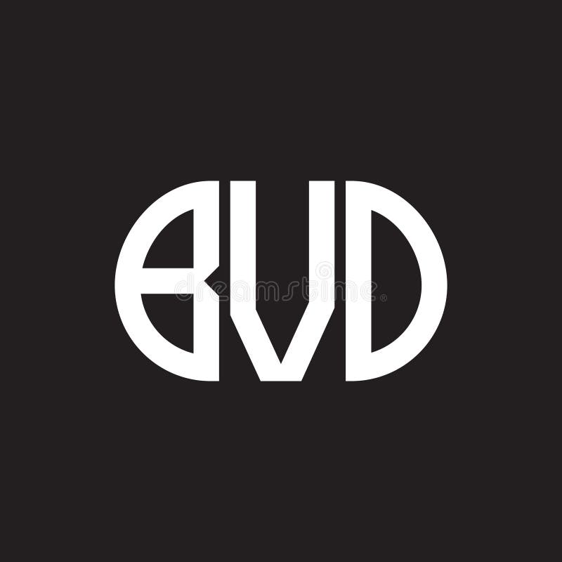 BVO Letter Logo Design on Black Background. BVO Stock Vector ...