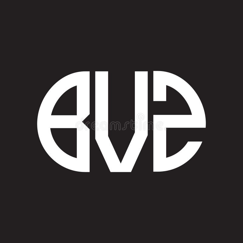 BVZ Letter Logo Design on Black Background. BVZ Stock Vector ...