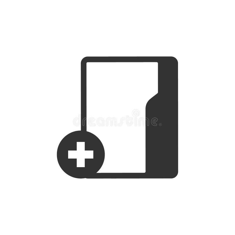 BW Icons - Folder stock vector. Illustration of folder - 193209638