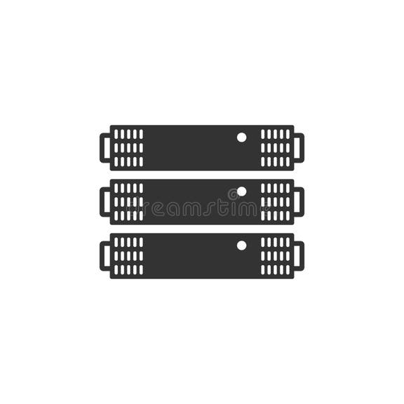 Data Center Server Database Grey Stock Illustrations – 931 Data Center ...