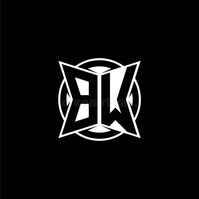 BW Logo Monogram Design Template Stock Vector - Illustration of ... BW Logo Monogram Design Template Stock Vector - Illustration of ...