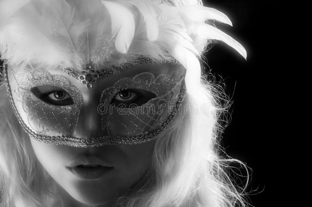 Bw mask stock image. Image of costume, expressive, celebration - 17292845
