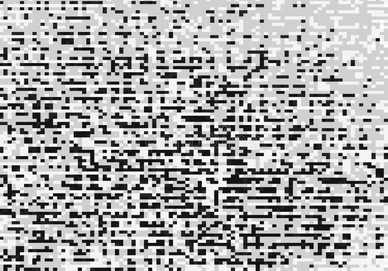 BW Pixel Mess Illustration Background Stock Illustration - Illustration ...