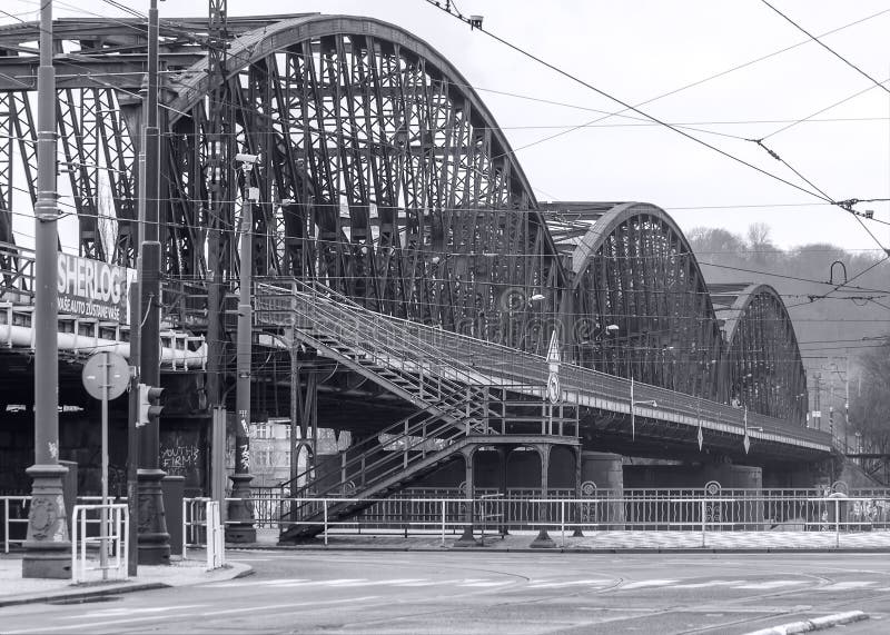 BW Prague bridge editorial image. Image of large, shot - 89261610