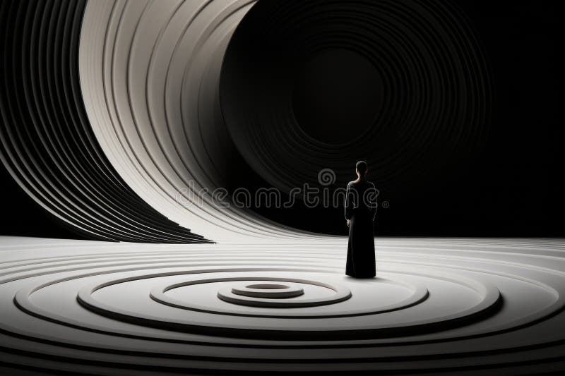 BW Wholesome Zen Abstract Patterns in Black and White - Abstract ...