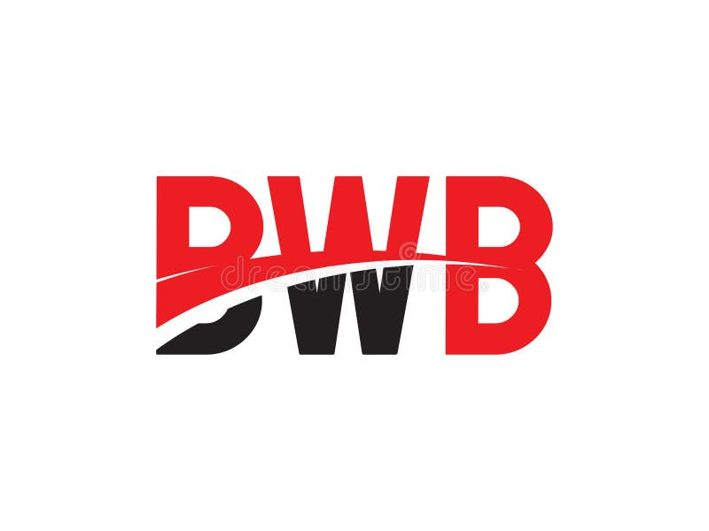 BWB Letter Initial Logo Design Vector Illustration Stock Vector ...