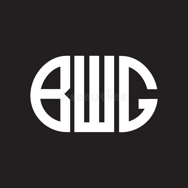 BWG Letter Logo Design on Black Background. BWG Stock Vector ...