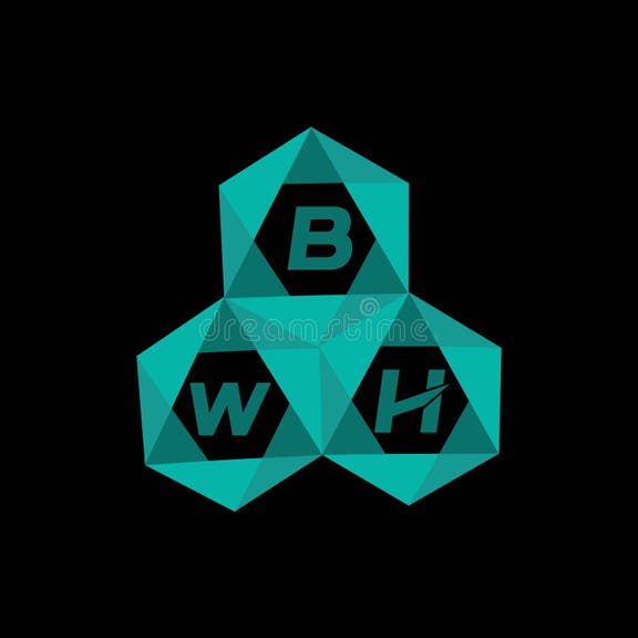 BWH Creative Minimalist Letter Logo. BWH Unique Vector Initials ...