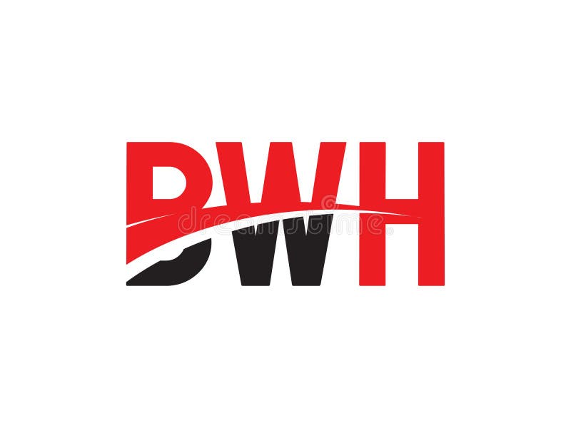 BWH Letter Initial Logo Design Vector Illustration Stock Vector ...