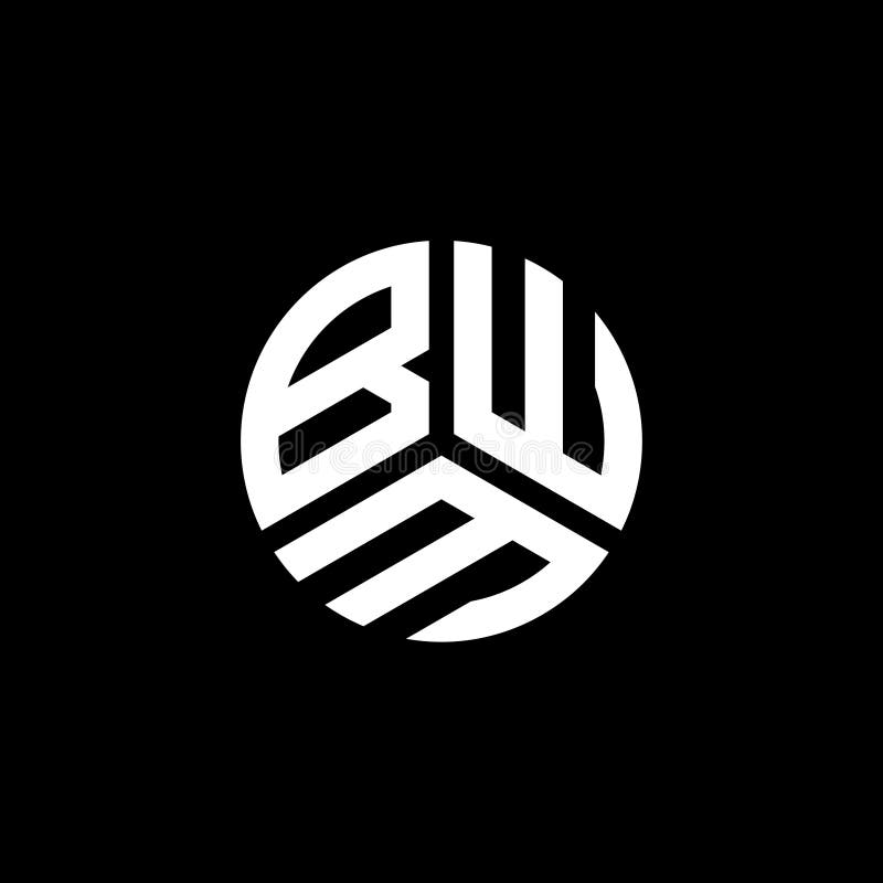BWM Letter Logo Design on White Background. BWM Creative Initials ...