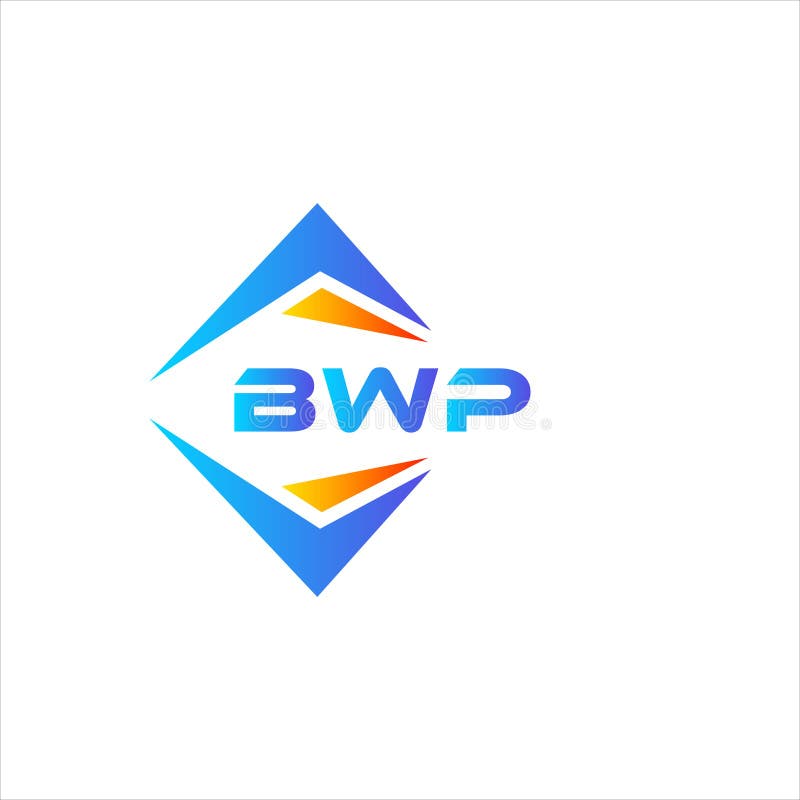 BWP Abstract Technology Logo Design on White Background. BWP Creative ...