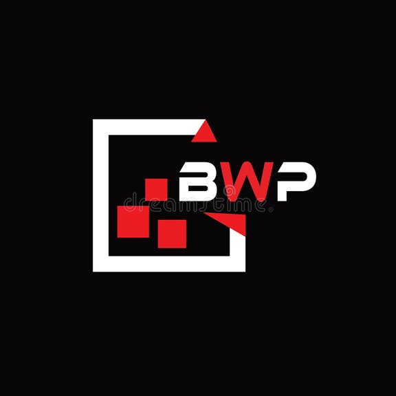 BWP Creative Minimalist Letter Logo. BWP Unique Vector Initials ...