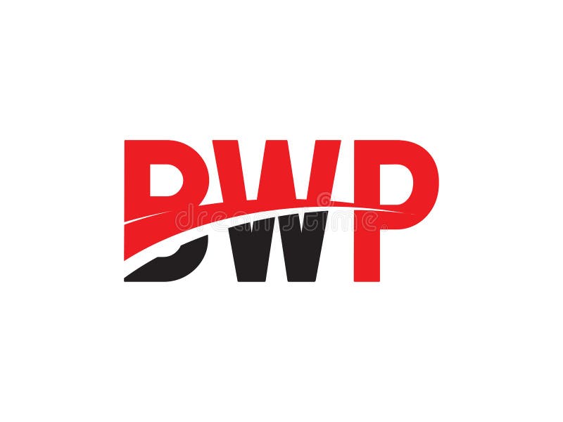 BWP Letter Initial Logo Design Vector Illustration Stock Vector ...