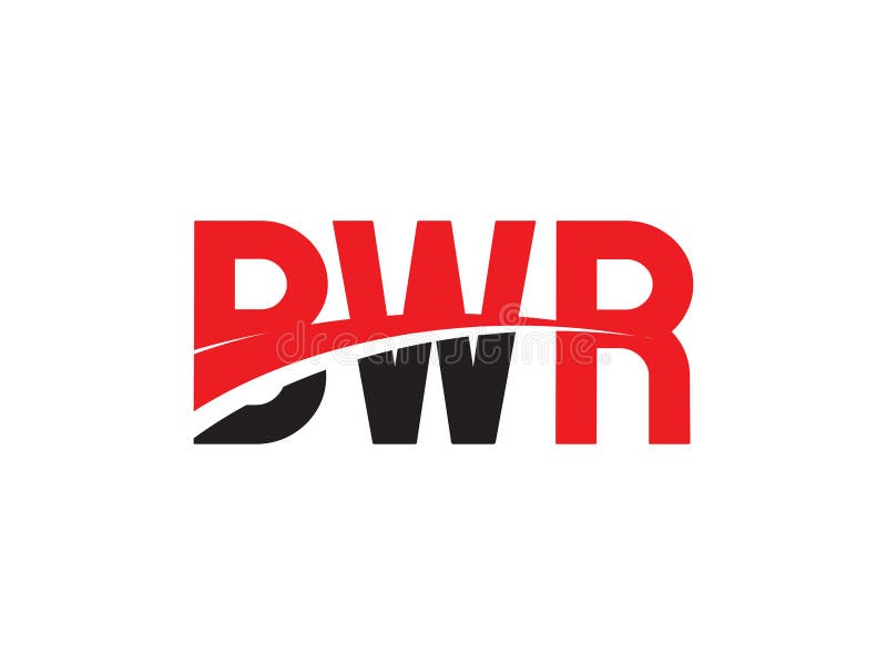BWR Letter Initial Logo Design Vector Illustration Stock Vector ...