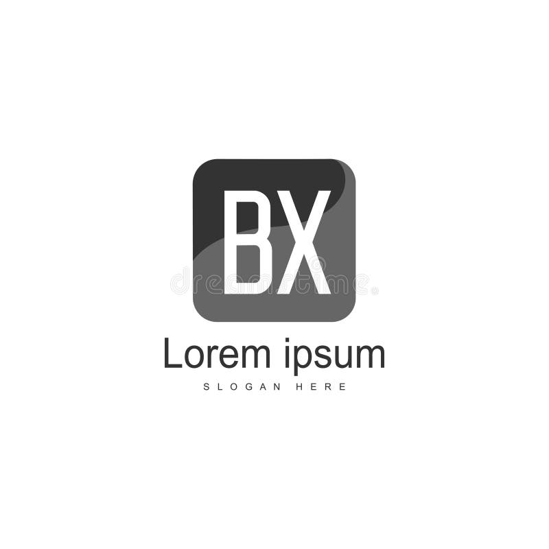 BX Letter Logo Design. Creative Modern BX Letters Icon Illustration ...