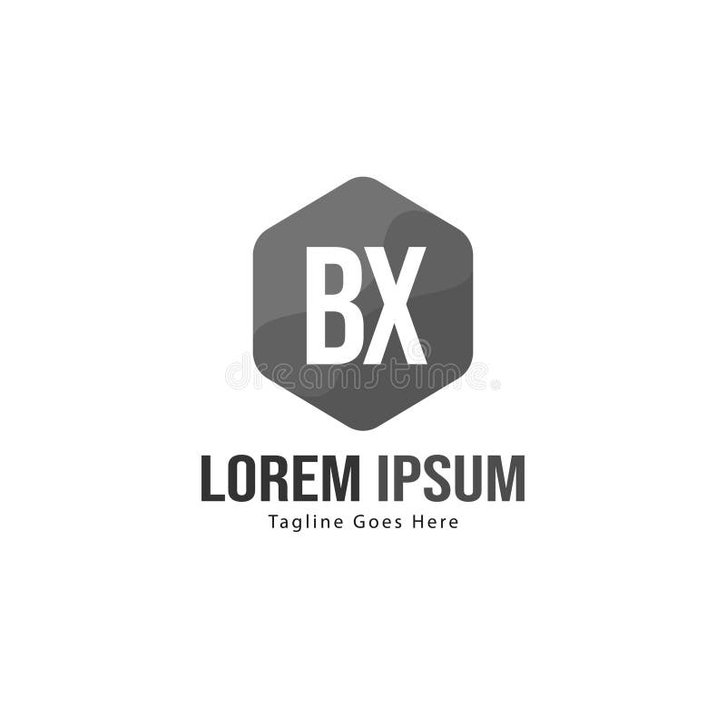 BX Letter Logo Design. Creative Modern BX Letters Icon Illustration ...