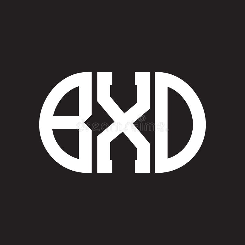 BXO Letter Logo Design on Black Background. BXO Stock Vector ...