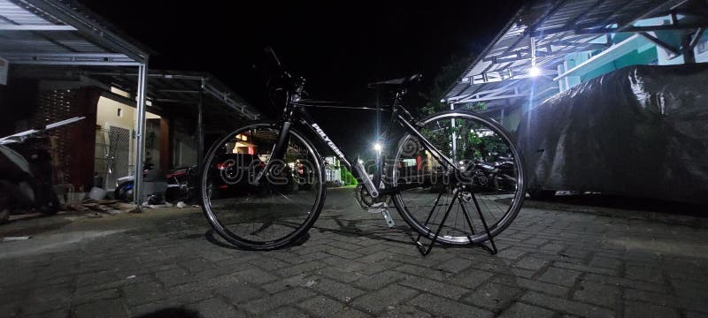 Bycycle editorial photo. Image of night, sport, flatbar - 290942046