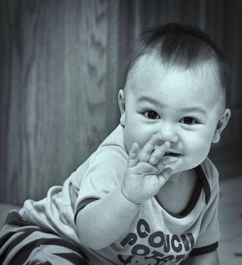 Bye editorial photo. Image of waving, cute, goodbye, baby - 59112896
