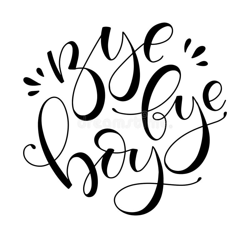 Bye Black White Stock Illustrations – 628 Bye Black White Stock ...