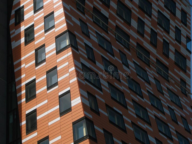 Byggnad Tegelsten, Metropolis, Skyskrapa Bild. Bild: 95893313