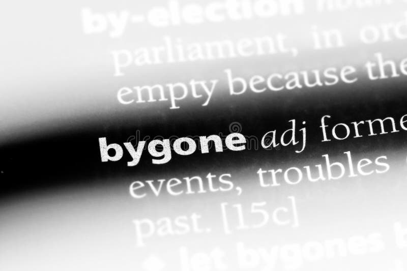 Bygone stock image. Image of concept, isolated, writing - 114407937