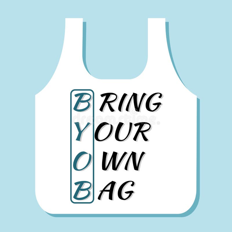 BYOB BRING YOUR OWN BOTTLE. Byob Text. BYOB Icon Vector Illustration ...