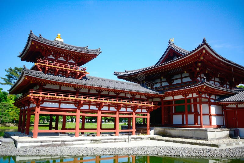 Byodo-in Buddhist Temple, Uji, Japan Stock Image - Image of history ...
