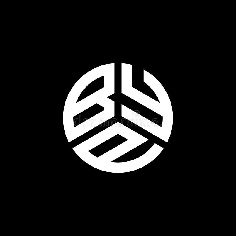 BYP Letter Logo Design on White Background. BYP Creative Initials ...