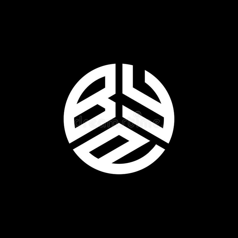 BYP Letter Logo Design on White Background. BYP Creative Initials ...