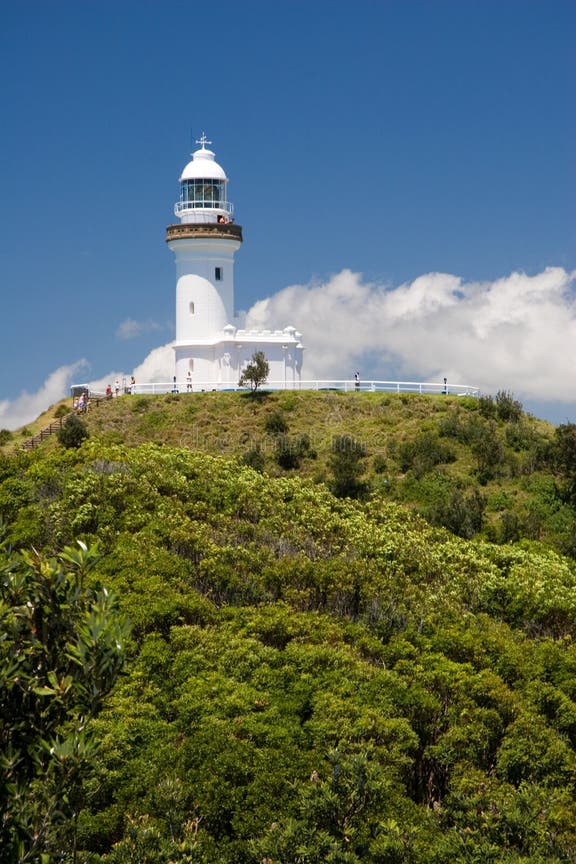 Byron Bay Lighthouse stock photo. Image of trail, northern - 2643762
