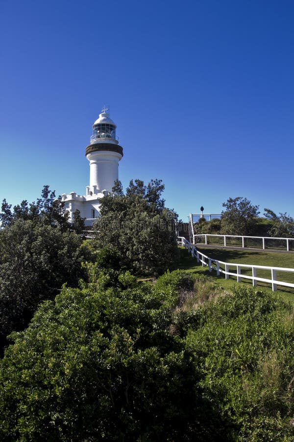 Cape Byron Lighthouse at Byron Bay Australia Stock Photo - Image of ...