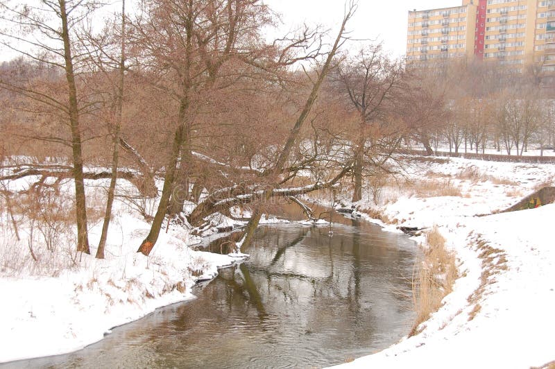Bystrzyca River view stock image. Image of cold, river - 38667883
