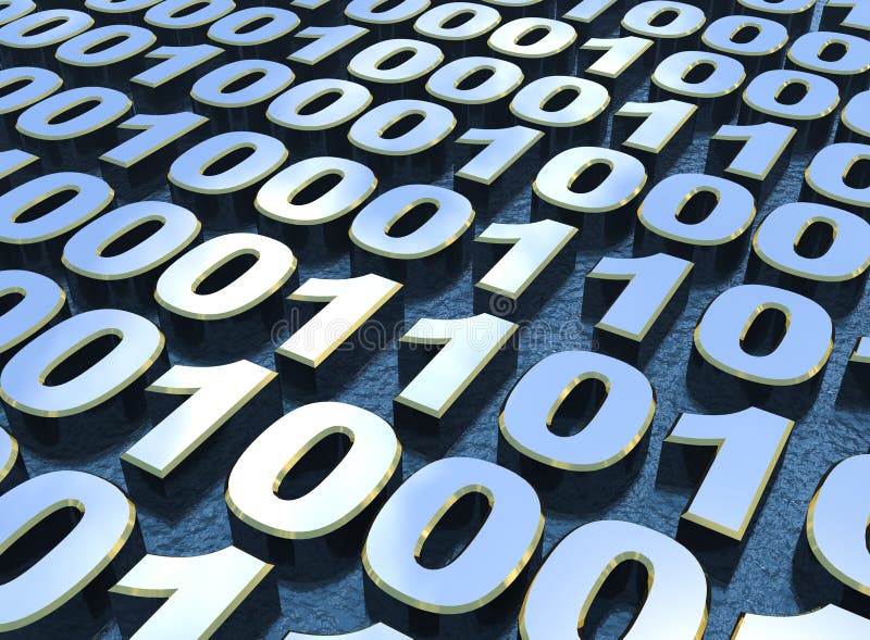 Byte figure stock illustration. Illustration of computers - 1489203