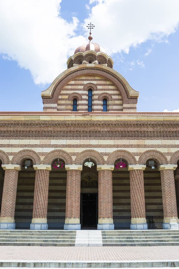 Byzantine Cathedral , Front View Stock Photo - Image of nave, bouquet ...