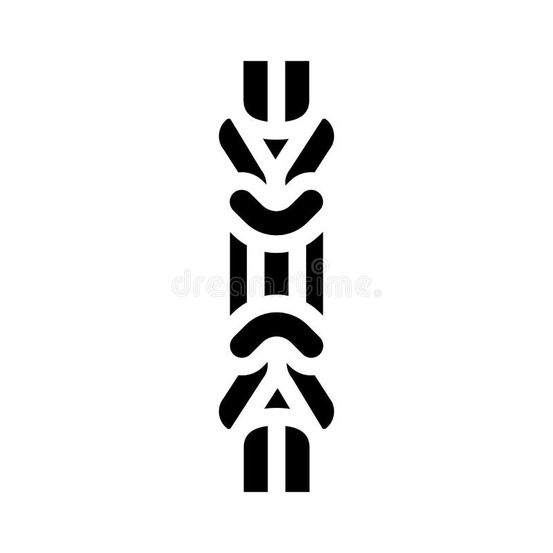 Byzantine Chain Glyph Icon Vector Illustration Stock Vector ...