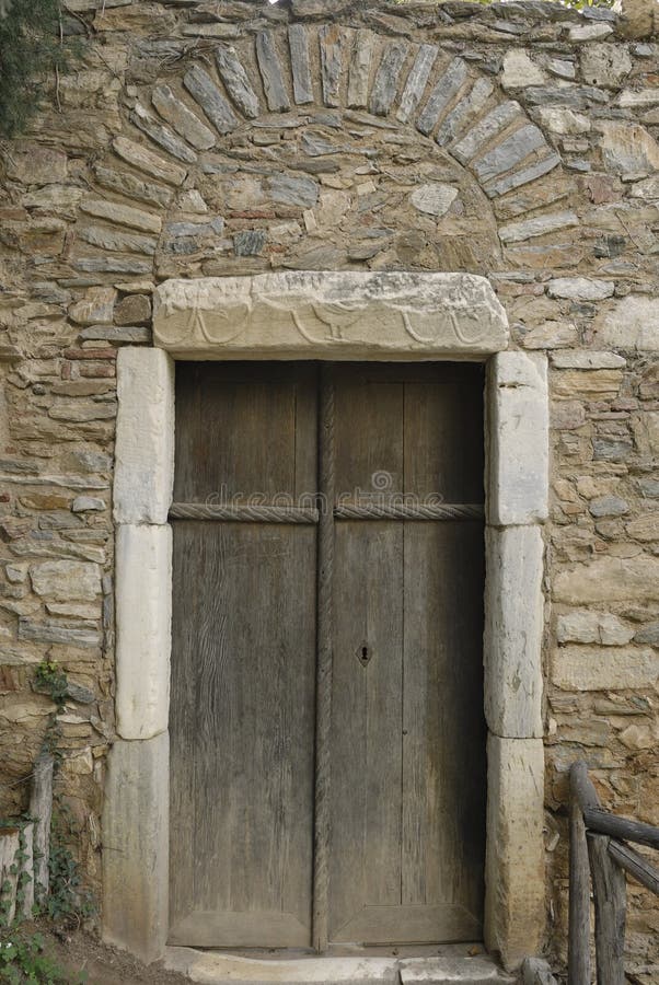 Byzantine monastery door stock photo. Image of security - 12609590