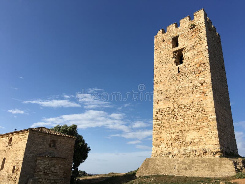 Ancient Greek Tower stock image. Image of monument, landmark - 34916993