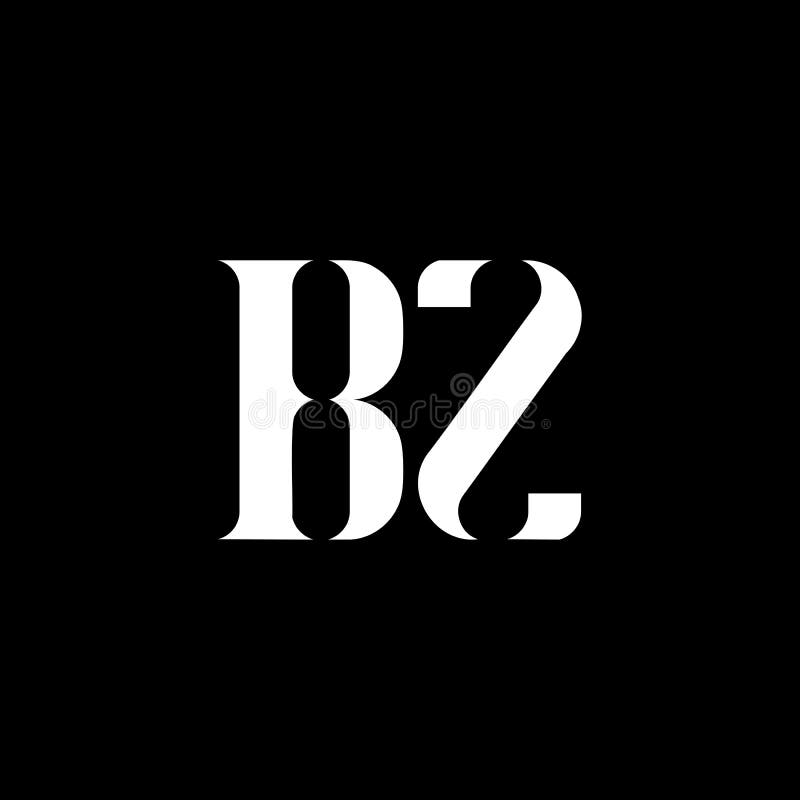 BZ B Z Letter Logo Design. Initial Letter BZ Uppercase Monogram Logo ...