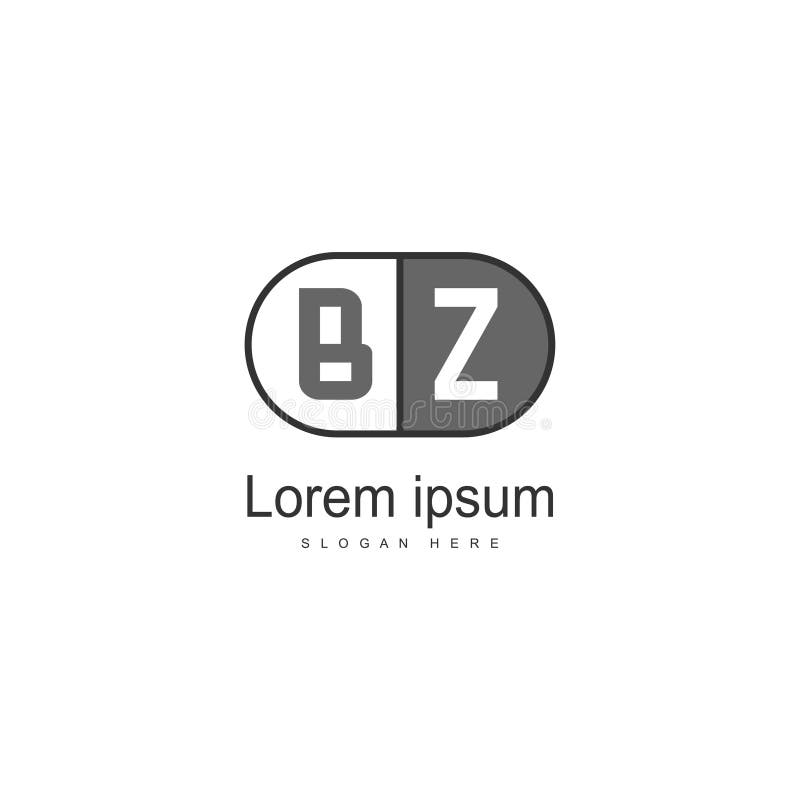 BZ Letter Logo Design. Creative Modern BZ Letters Icon Illustration ...