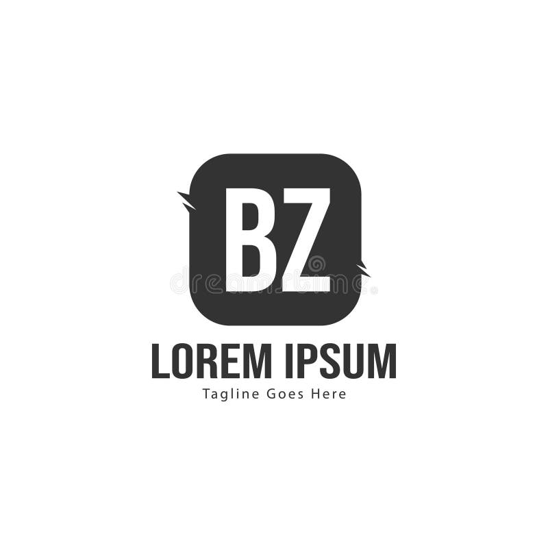 BZ Letter Logo Design. Creative Modern BZ Letters Icon Illustration ...