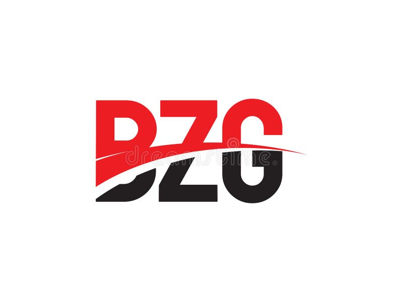 BZG Letter Initial Logo Design Vector Illustration Stock Vector ...