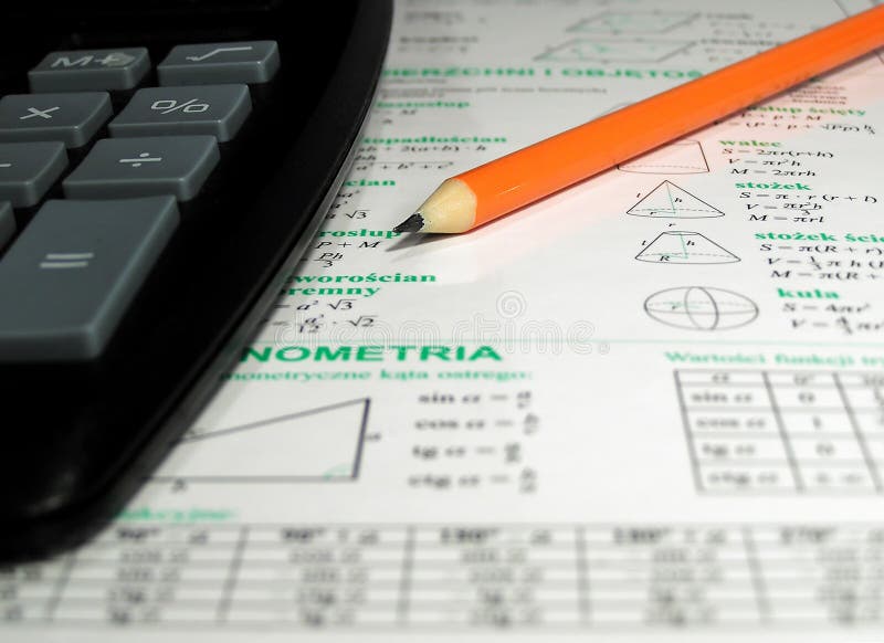 Cálculo foto de archivo. Imagen de calculadora, relaciones - 685092