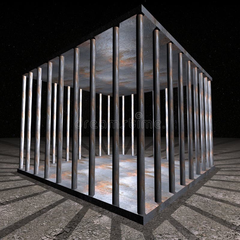 Cárcel - celda de prisión imagen de archivo. Imagen de sombra - 1863303