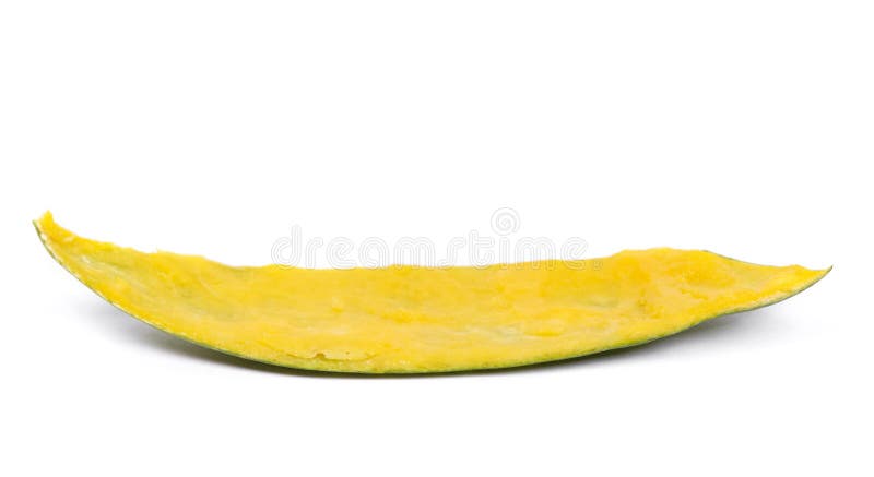 Cáscara De Mango Aislada Sobre Blanco Foto de archivo - Imagen de ...